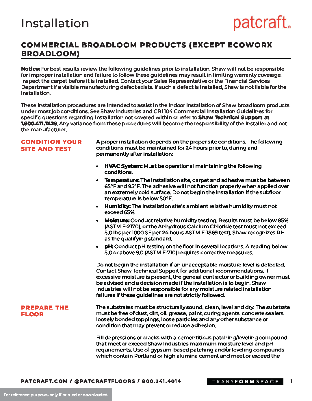 Prologis - Installation